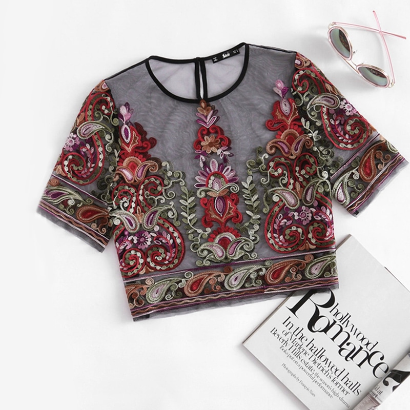 Embroidery Boho Style Blouse - bohogammastyle